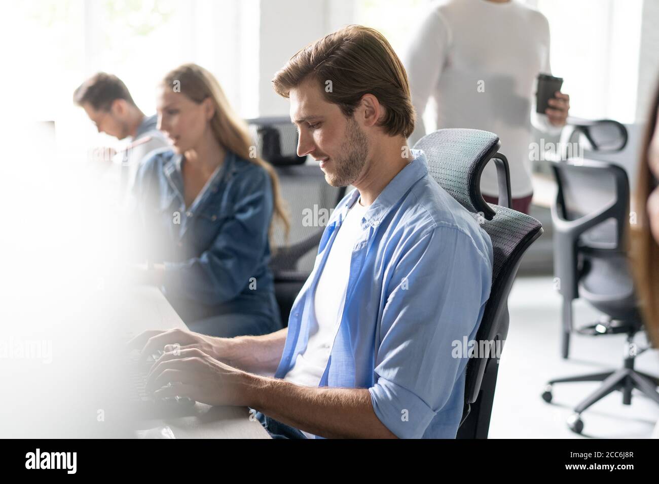 Office accounting desks hi-res stock photography and images - Alamy