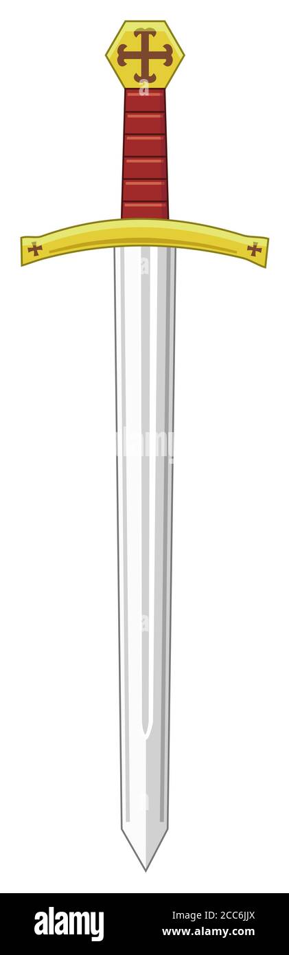 Sword of the Knights Templar Stock Vector Image & Art - Alamy