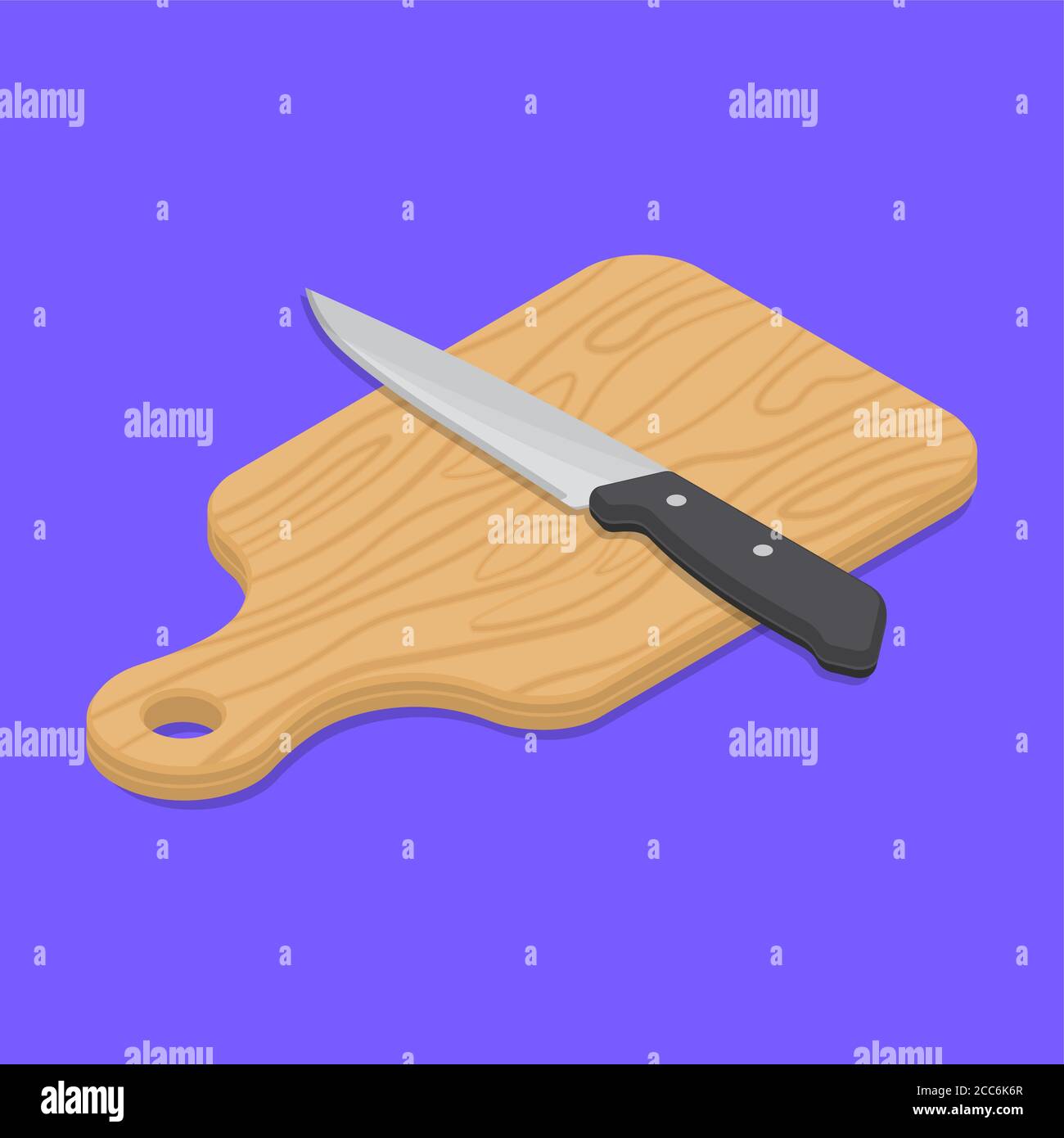 Cutting board vector vectors hi-res stock photography and images - Alamy