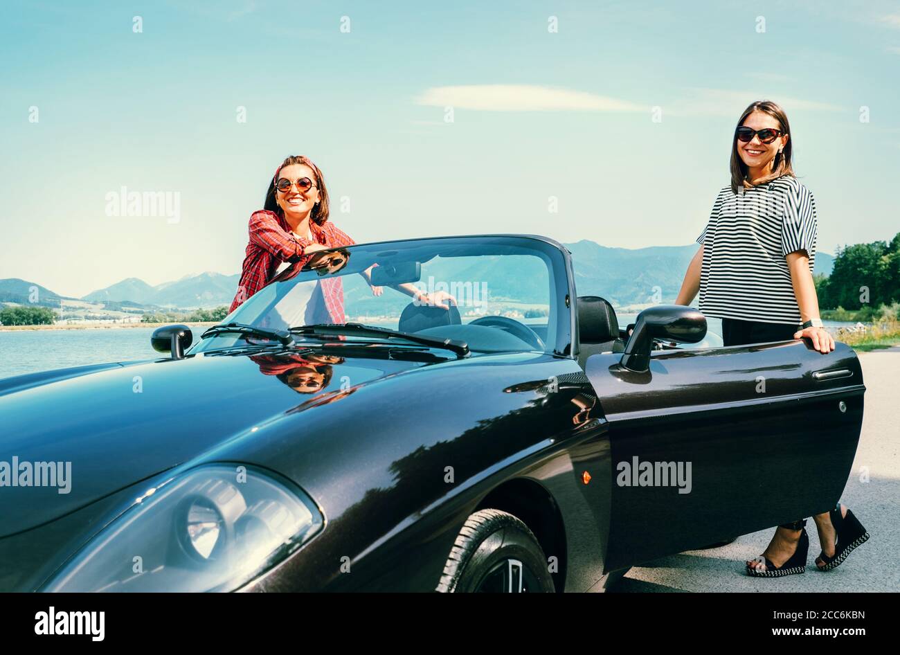 adult, attractive, auto, automobile, beautiful, beauty, cabriolet, car ...