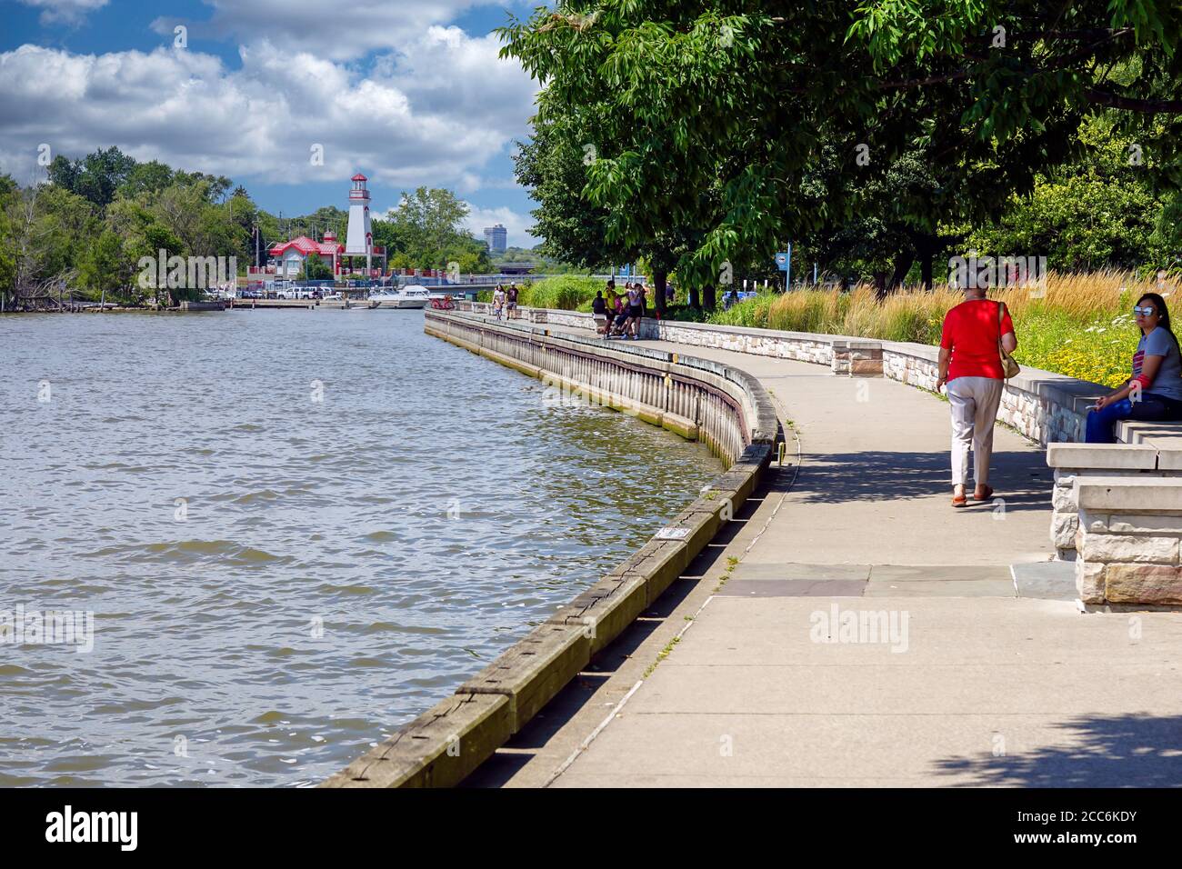 short walk at Port Credit waterfront , Ontario, Ontario,Mississauga ...
