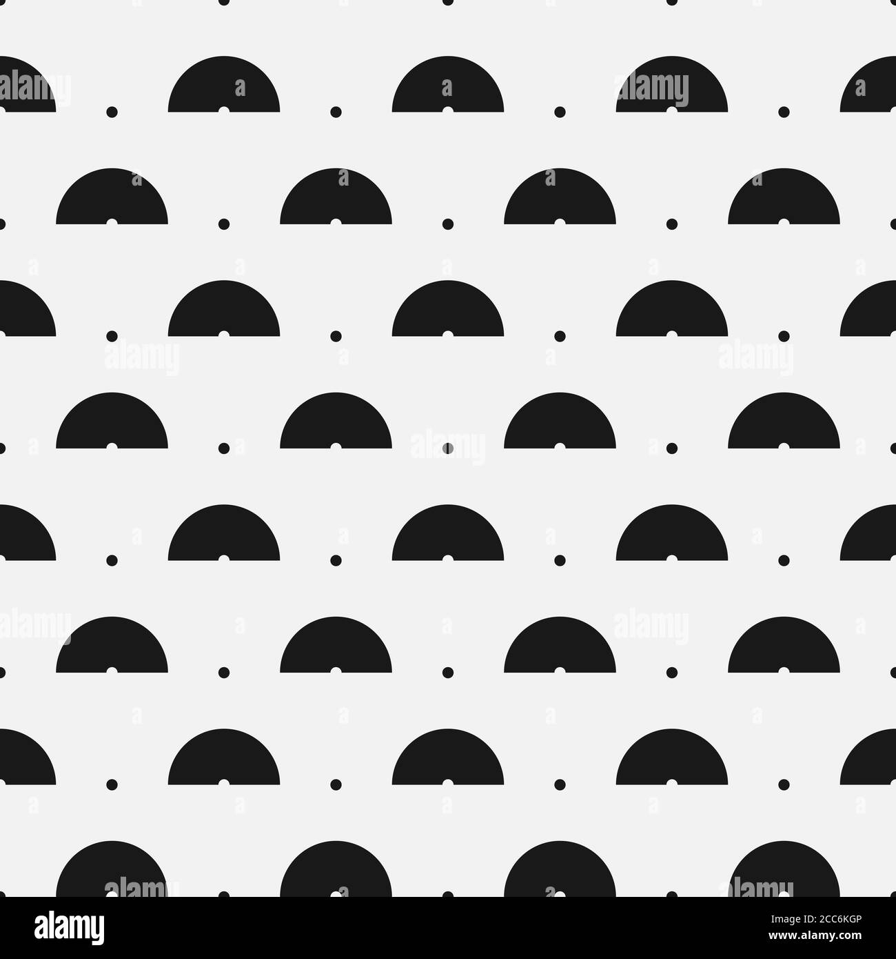 Seamless abstract pattern with element of semi-disc Stock Vector Image ...