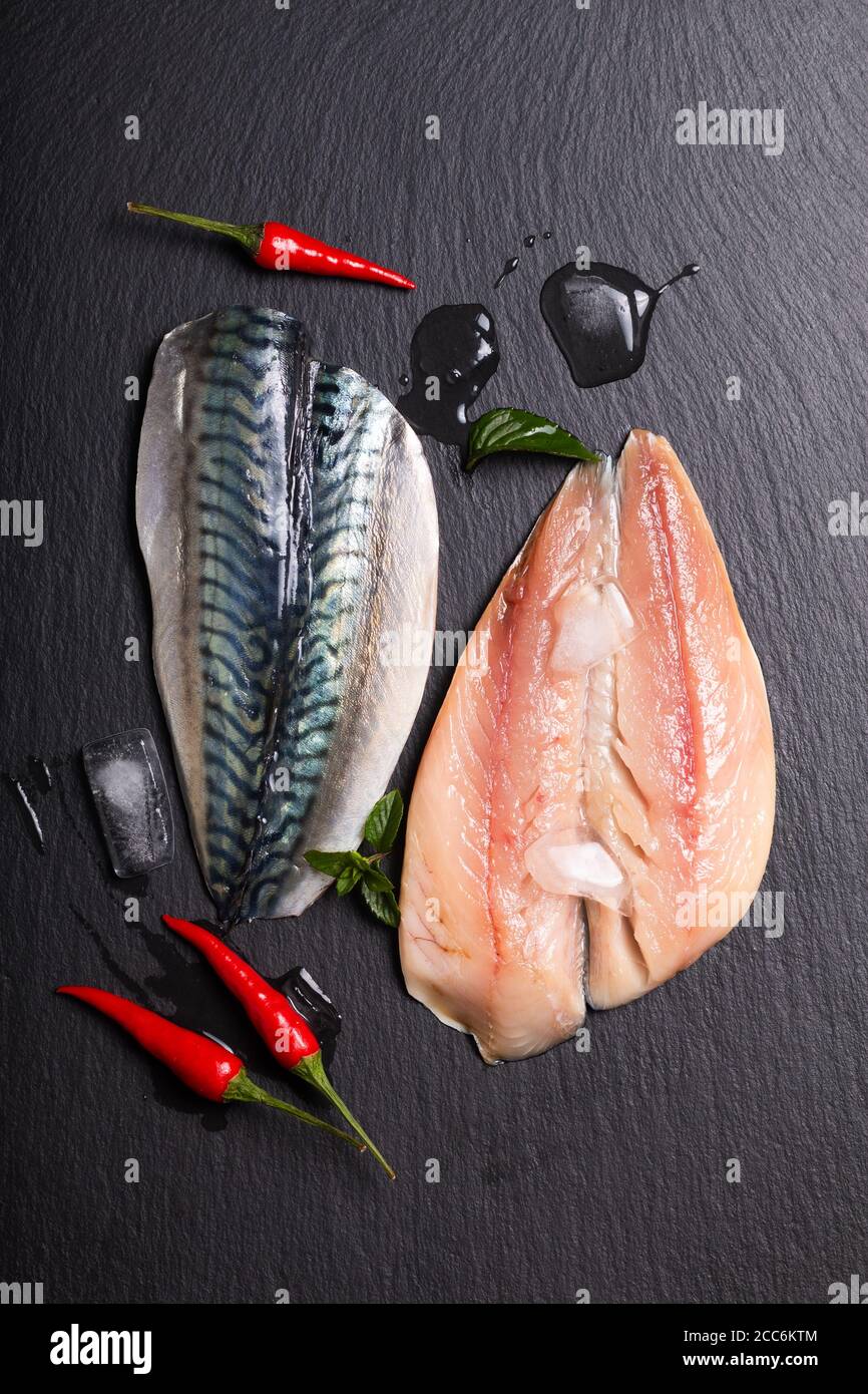 Mackerel filet hi-res stock photography and images - Alamy