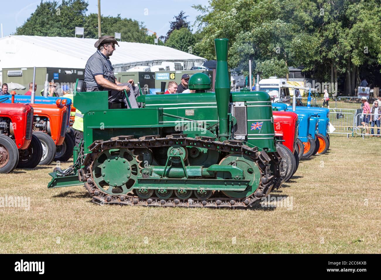 A Field Marshall crawler tractor Stock Photo - Alamy