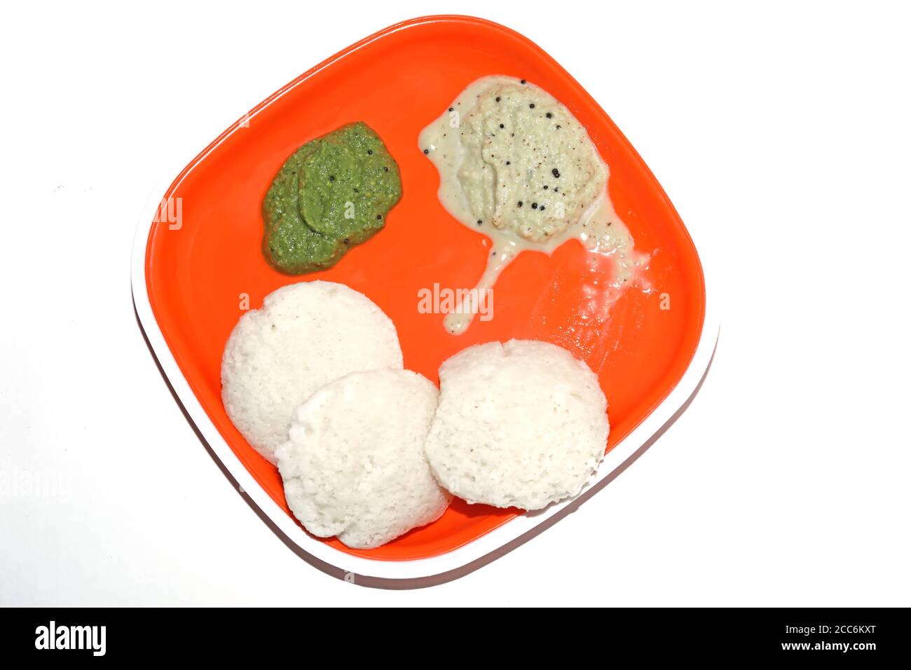 South Indian breakfast recipe Idly or Idli / rice cake served with ...