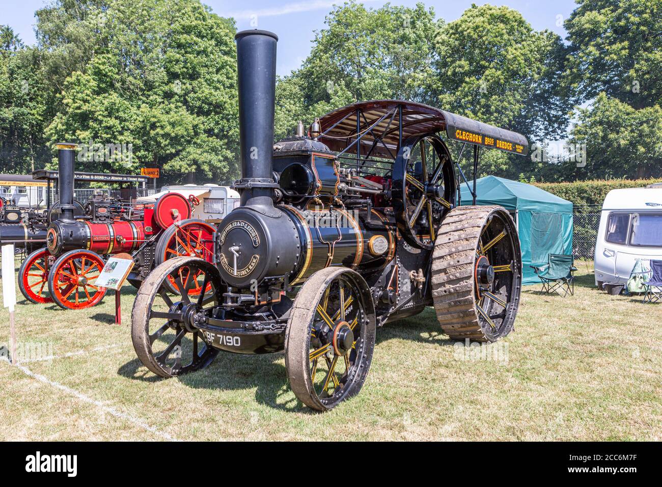 A Fowler Traction Engine Stock Photo - Alamy