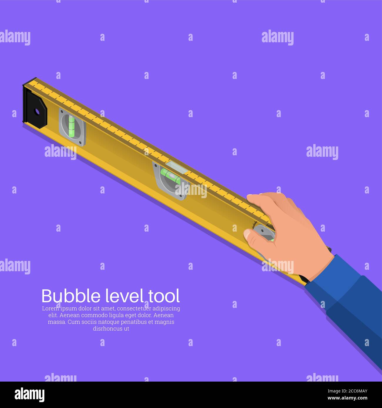 Installation of a ruler Stock Vector Images - Alamy