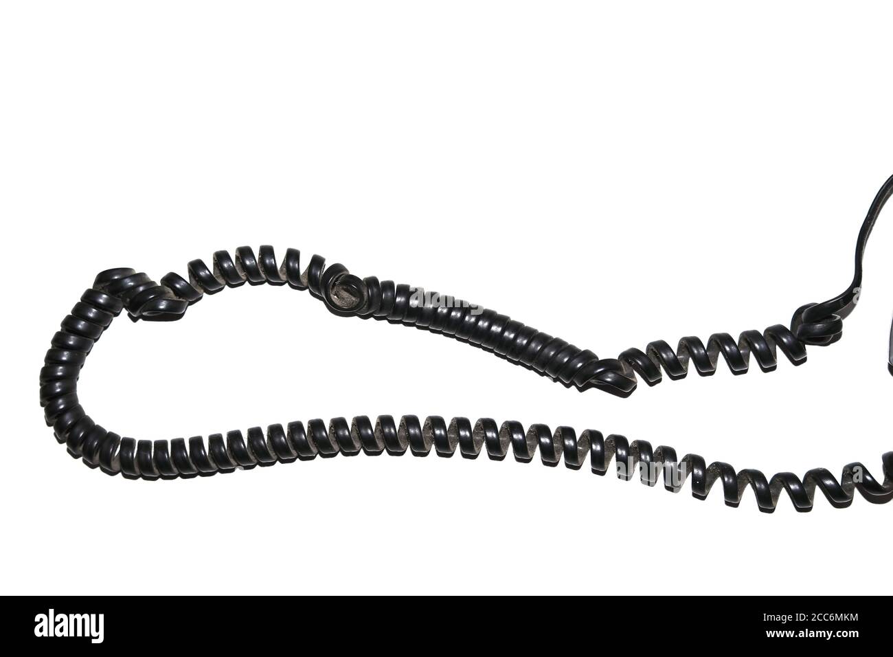 Telephone wire on white backgrounds Stock Photo - Alamy