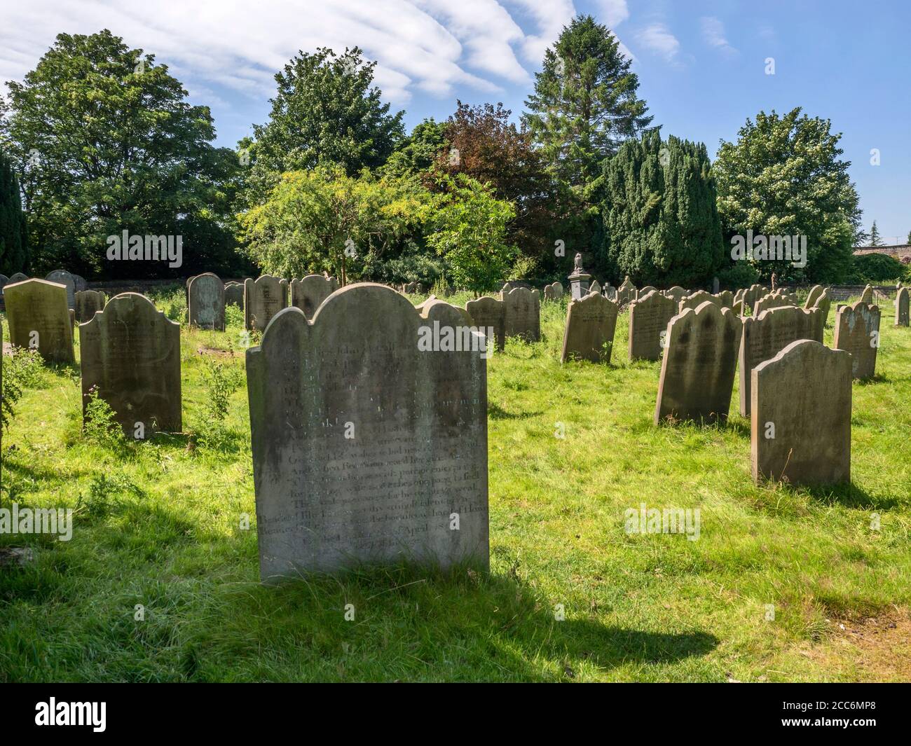 John Metcalf or Blind Jack Memorial in the churchyard at All Saints ...