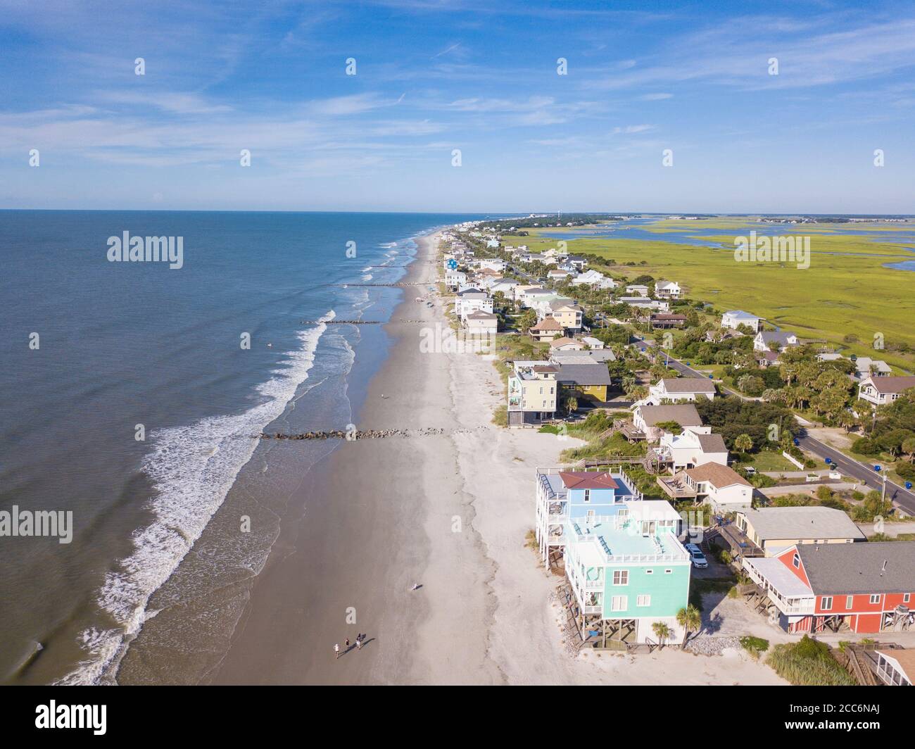 Ocean aerial charleston south carolina hi-res stock photography and ...