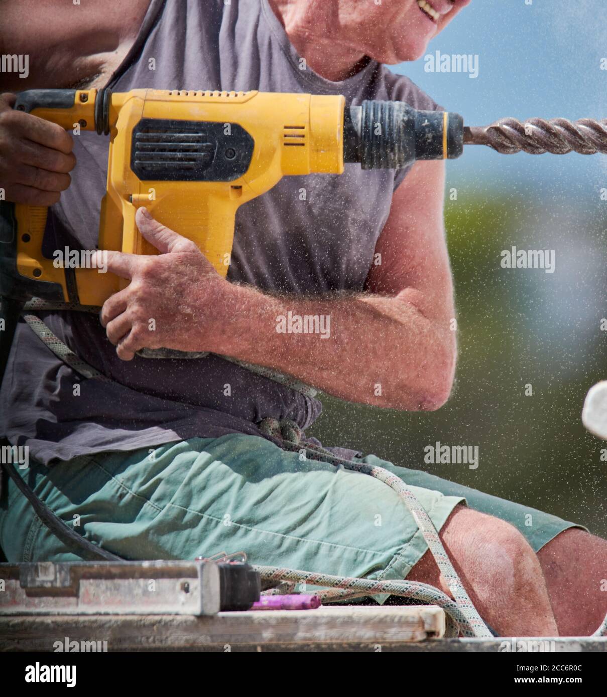 Work construction man men high hi-res stock photography and images - Alamy