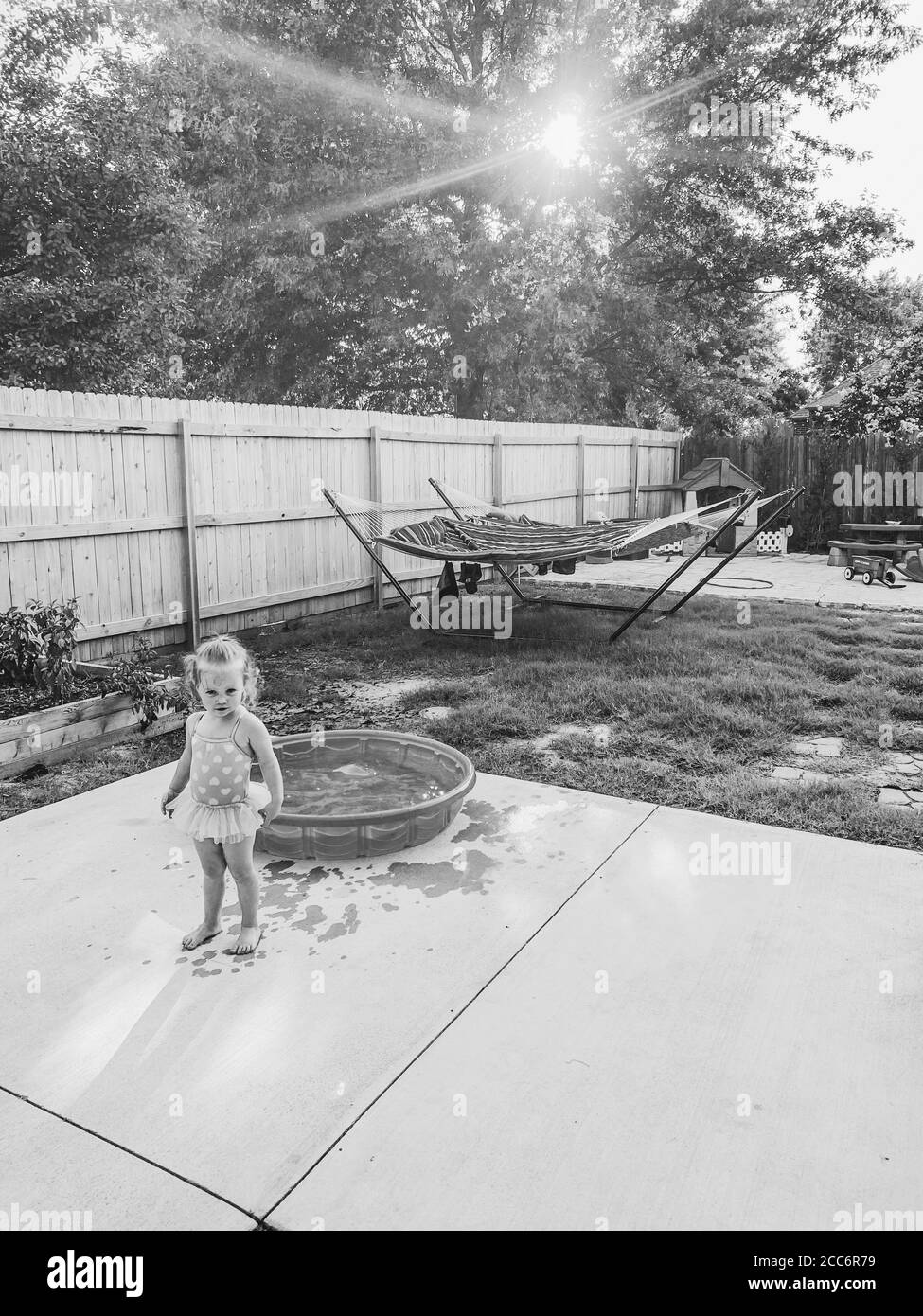 Backyard sunbathing hi-res stock photography and images - Alamy