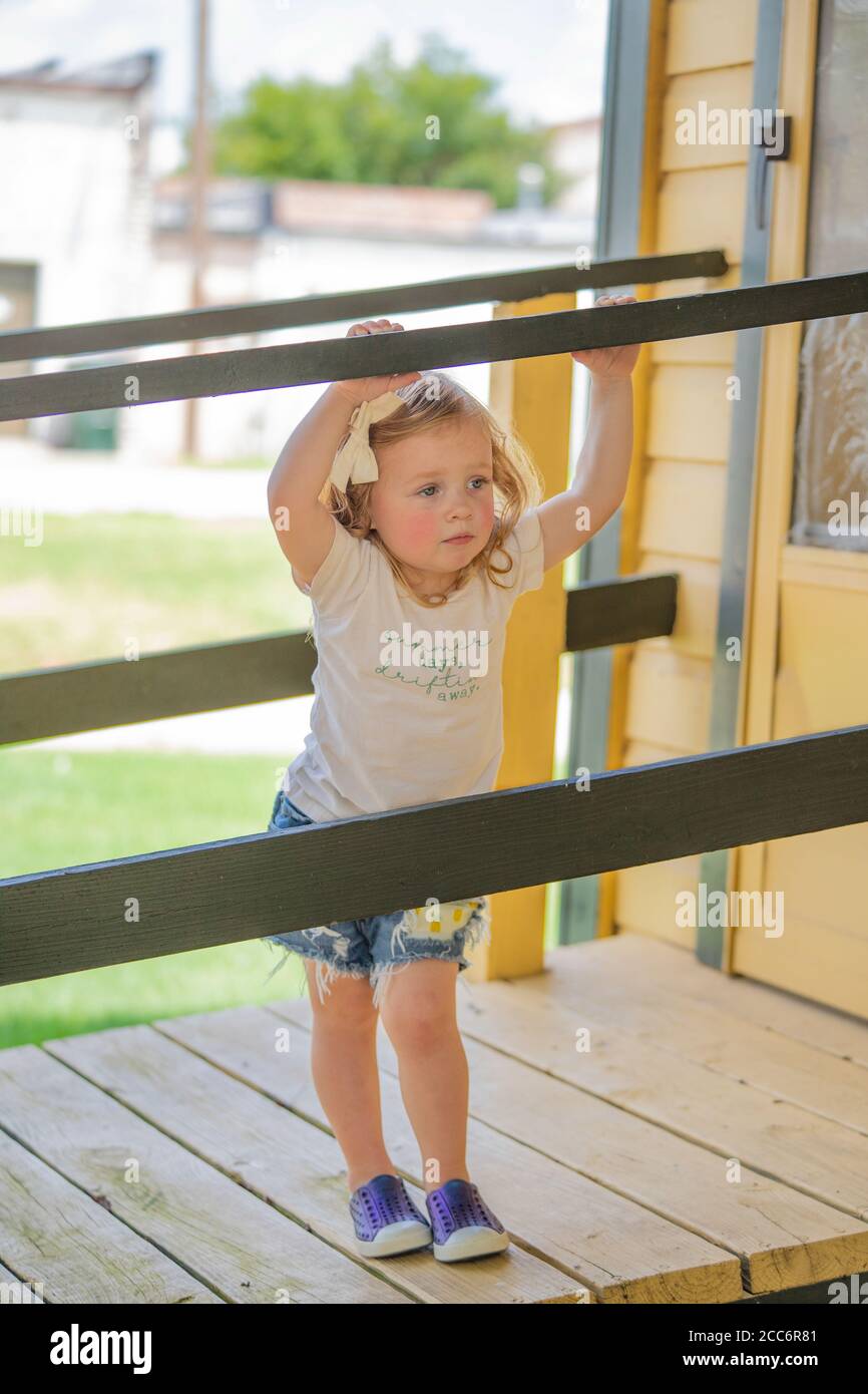 Leaning on rails hi-res stock photography and images - Alamy