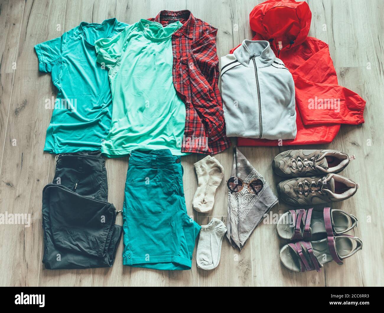 Vintage hiking clothes hi-res stock photography and images - Alamy