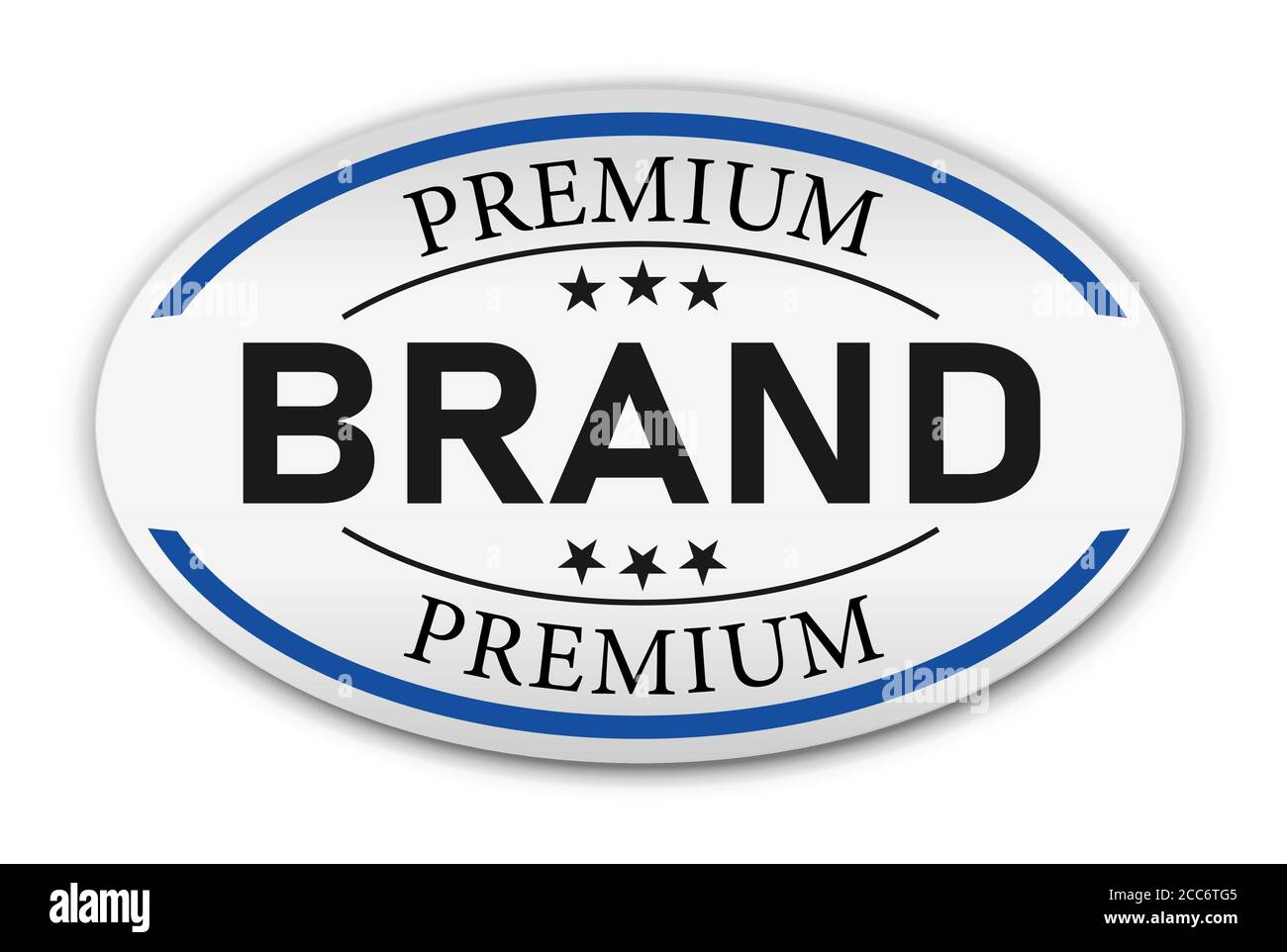 Premium brand Modern paper Logo sign on a white background Stock Vector ...