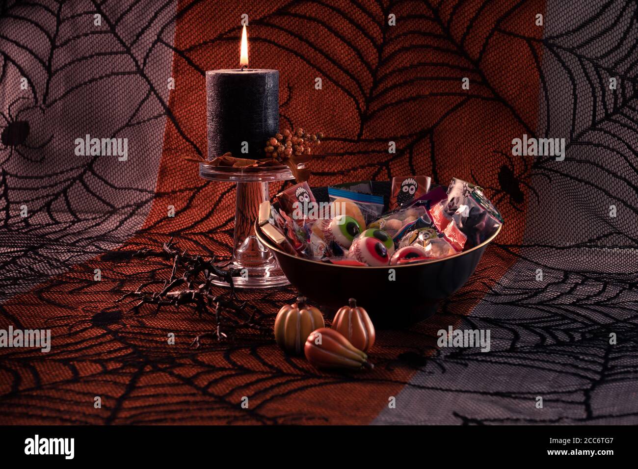 halloween trick or treat sweets Stock Photo - Alamy