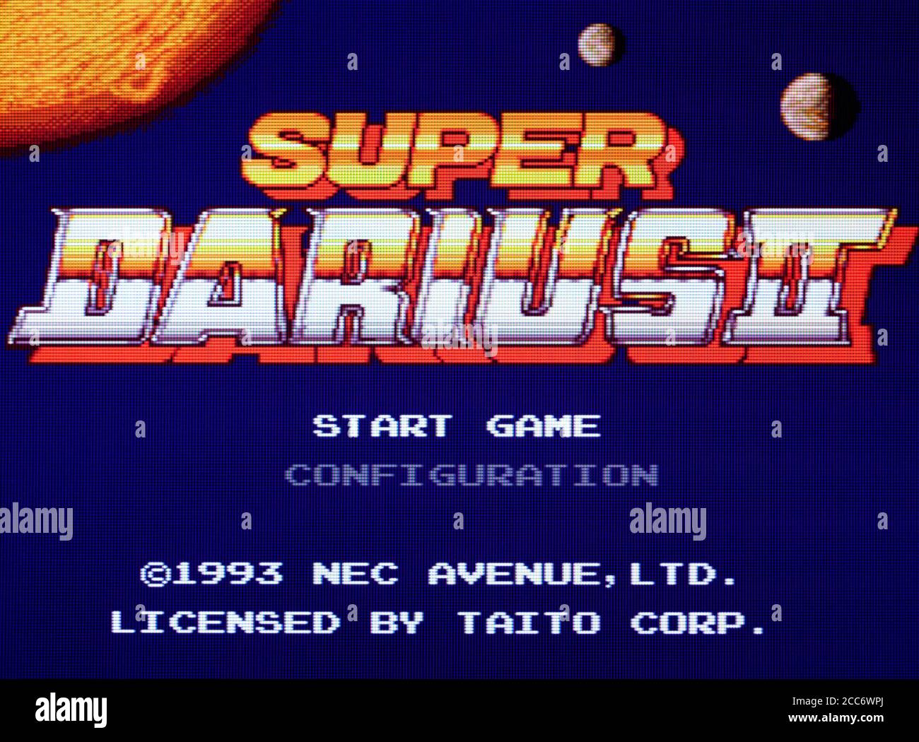 Super Darius II 2 - PC Engine CD Videogame - Editorial use only Stock Photo - Alamy