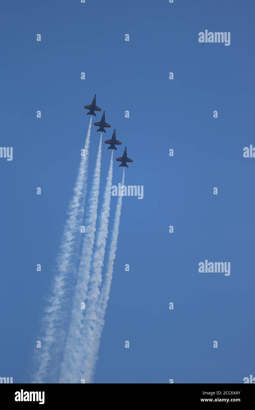 Blue Angels in Formation Stock Photo - Alamy