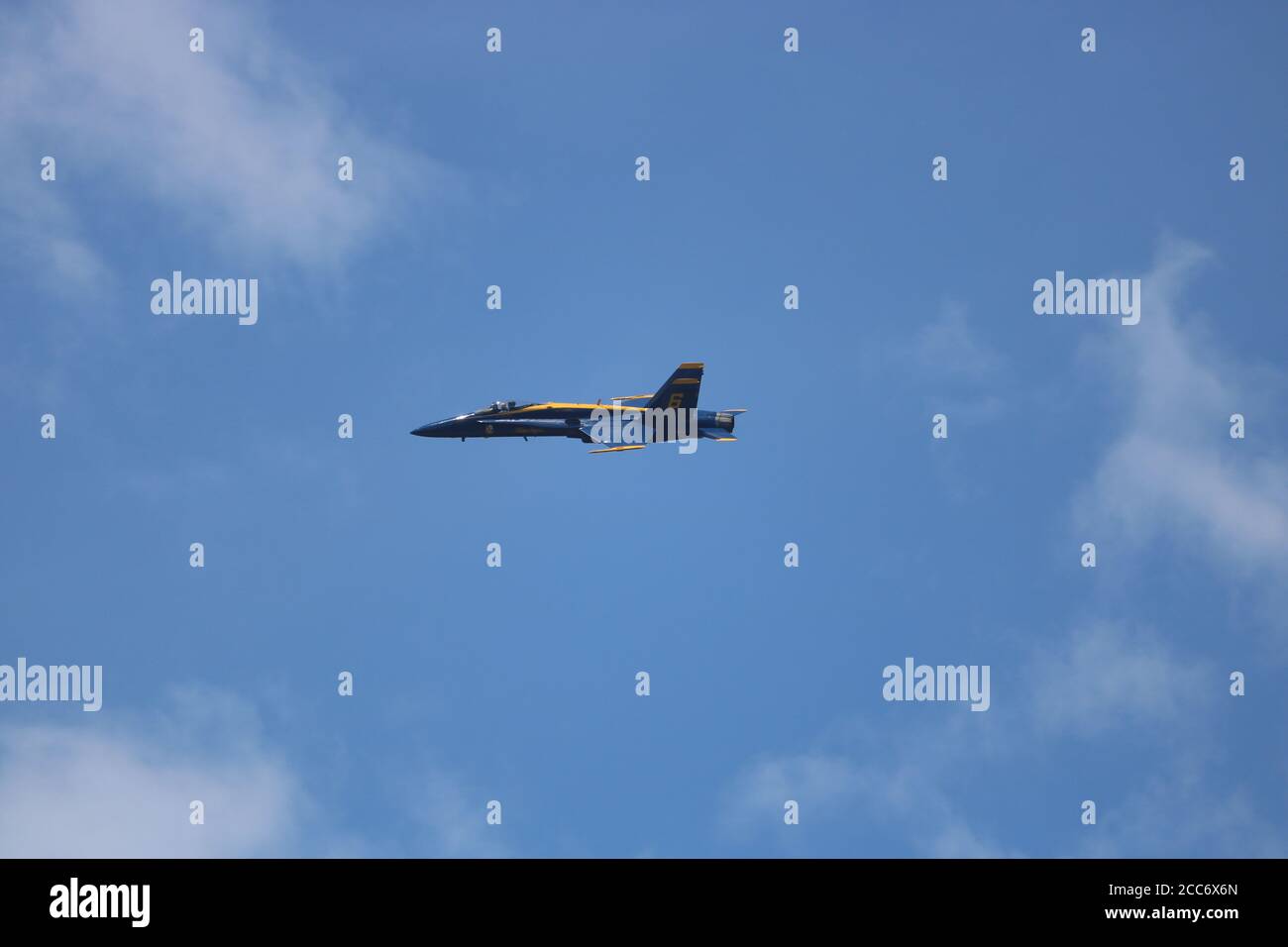 Blue Angel Jet Stock Photo - Alamy