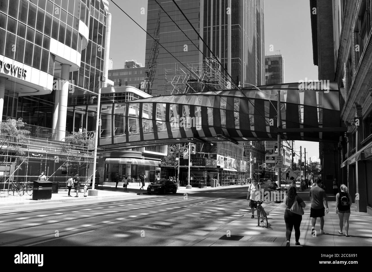 Overpass on Queen street in Toronto Stock Photo - Alamy