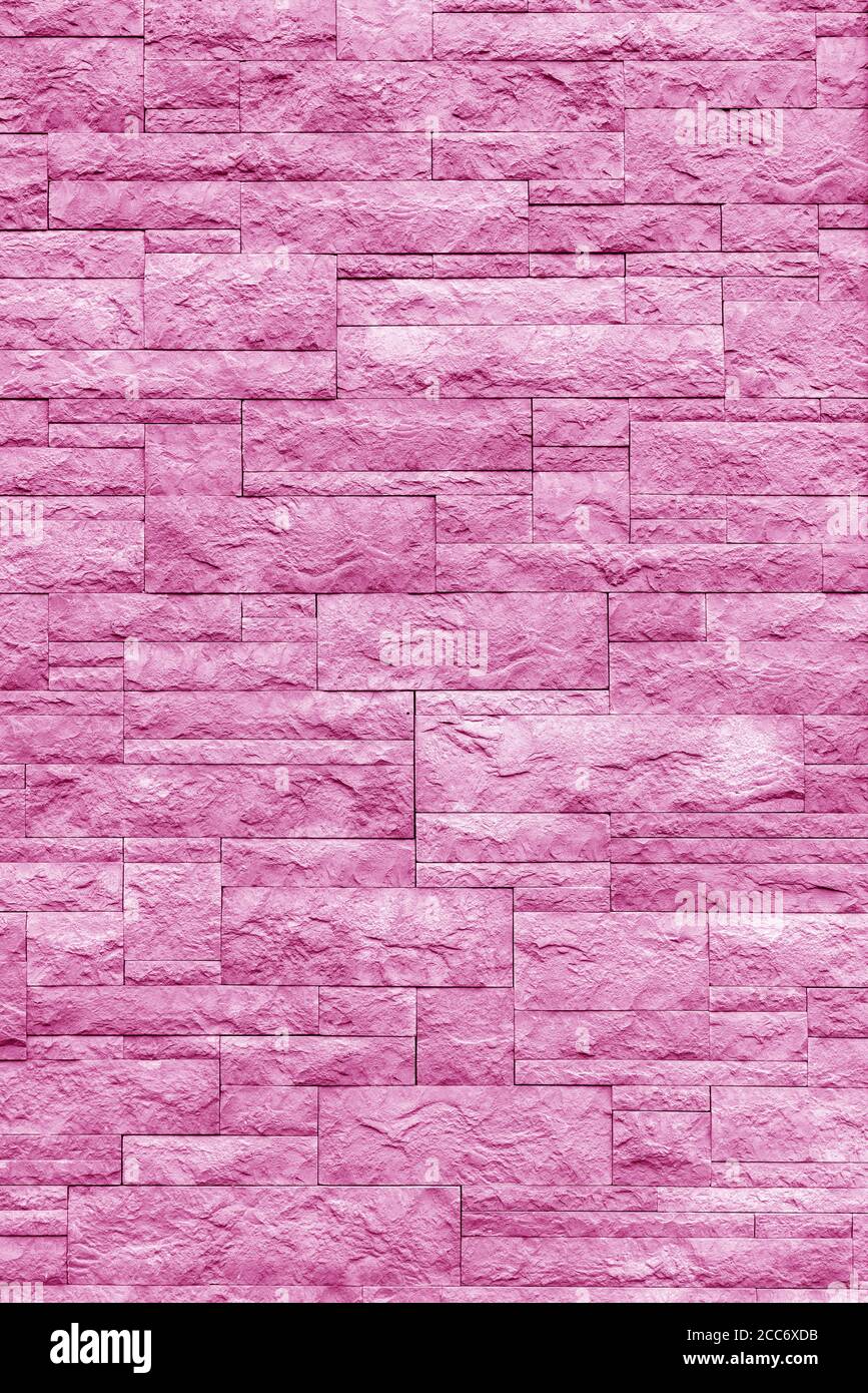 Pink brick building wall. Interior of a modern loft. Background for ...