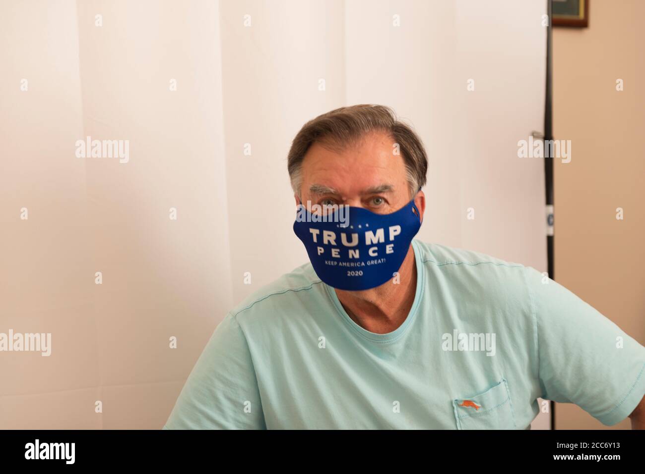 Trump face mask Stock Photo - Alamy