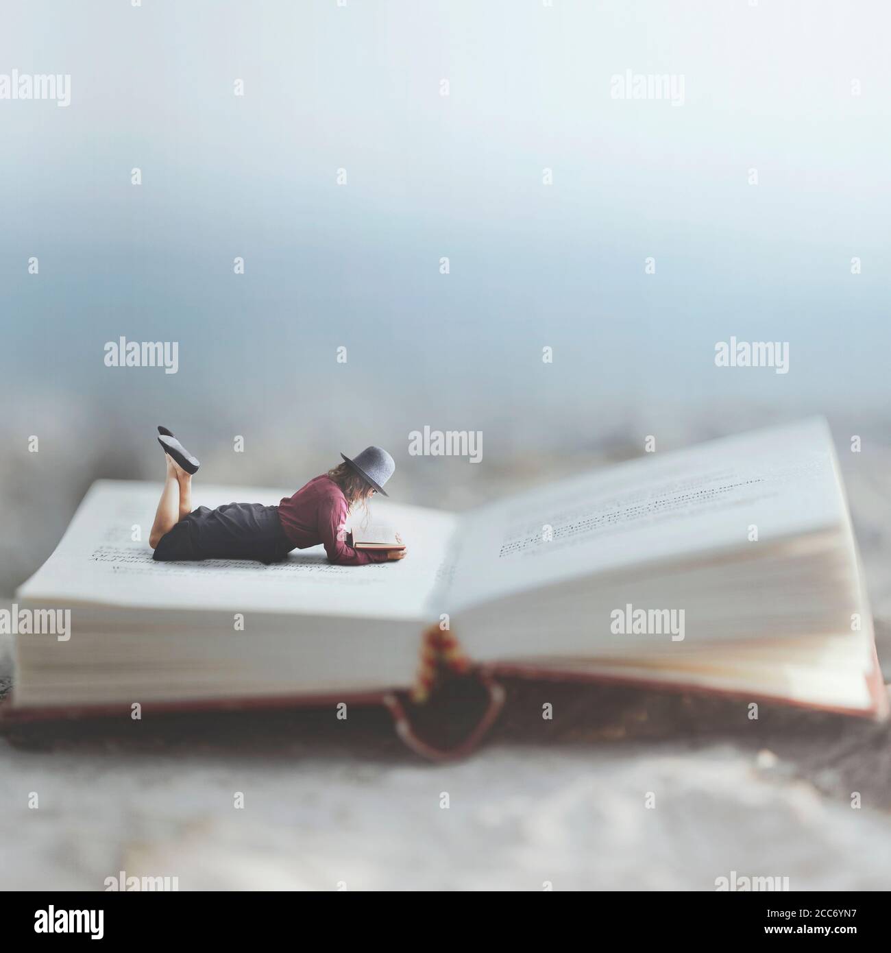 Giant book hi-res stock photography and images - Alamy