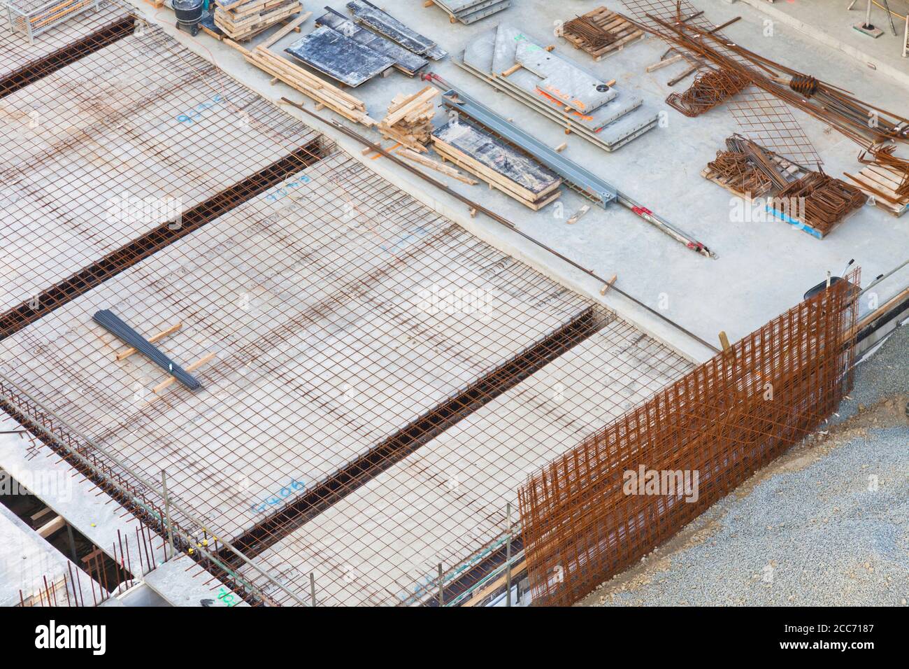 Construction site in Auckland city, New Zealand Stock Photo - Alamy