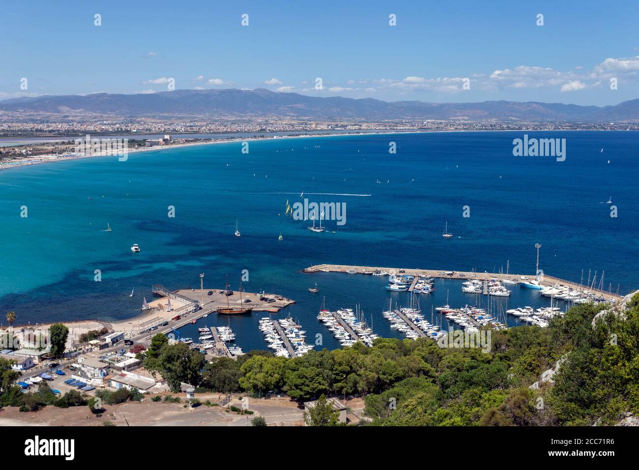 Cagliari beach architecture hi-res stock photography and images - Alamy