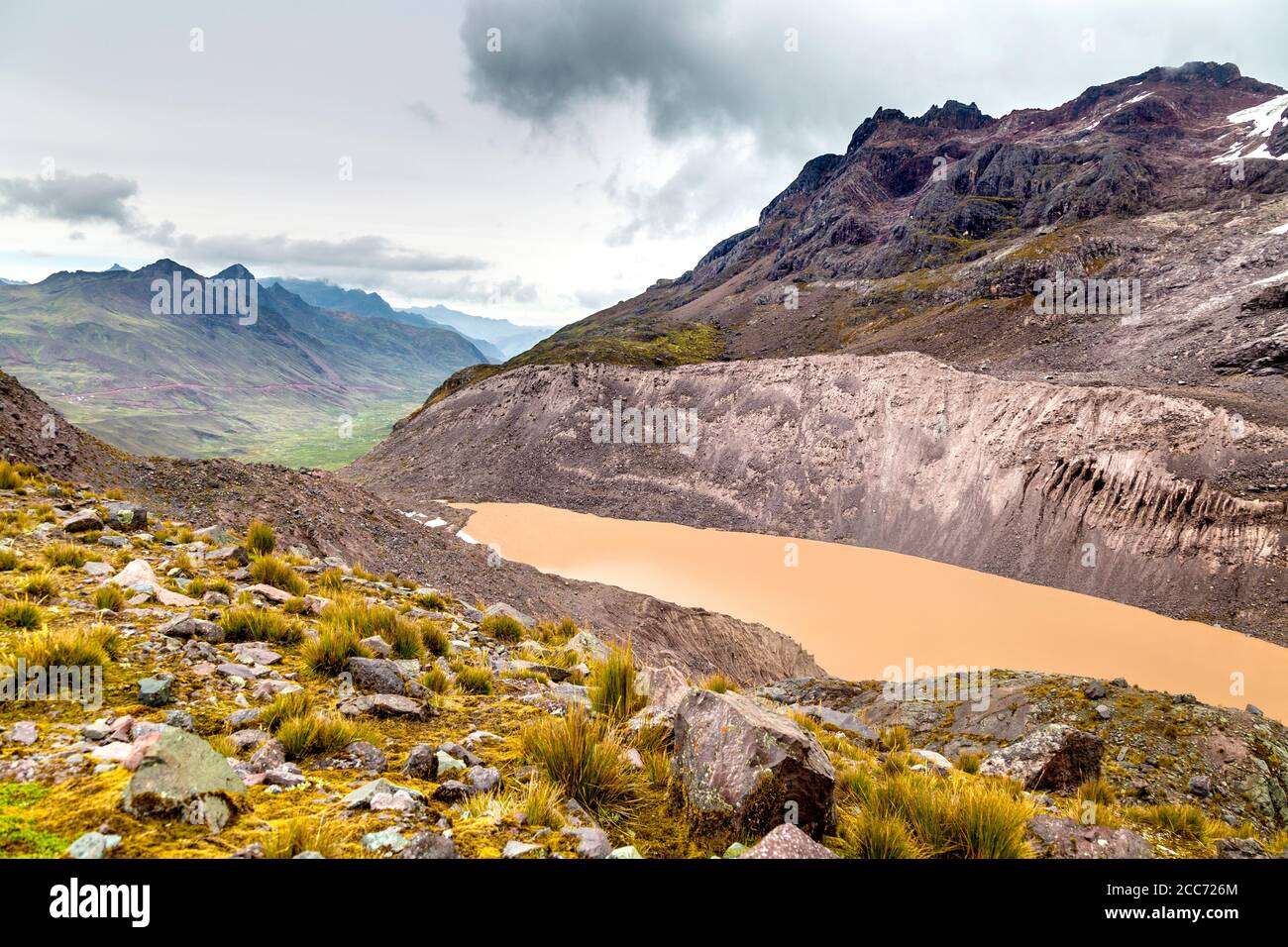Lagoon in Agusangate, Andes, Peru Stock Photo - Alamy