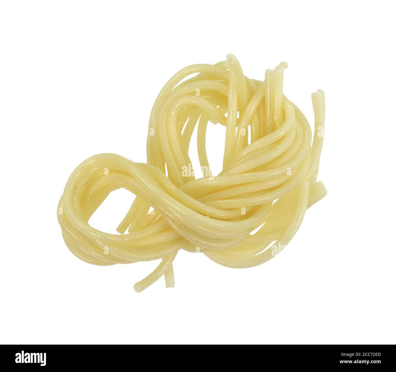 Boiled spaghetti on white background. Spaghetti - Plain Italian ...