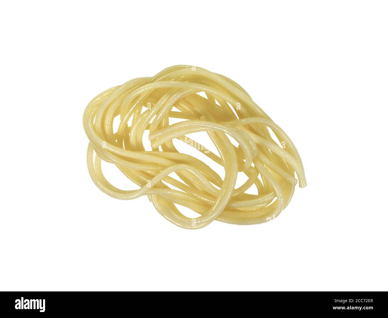 Boiled spaghetti on white background. Spaghetti - Plain Italian ...