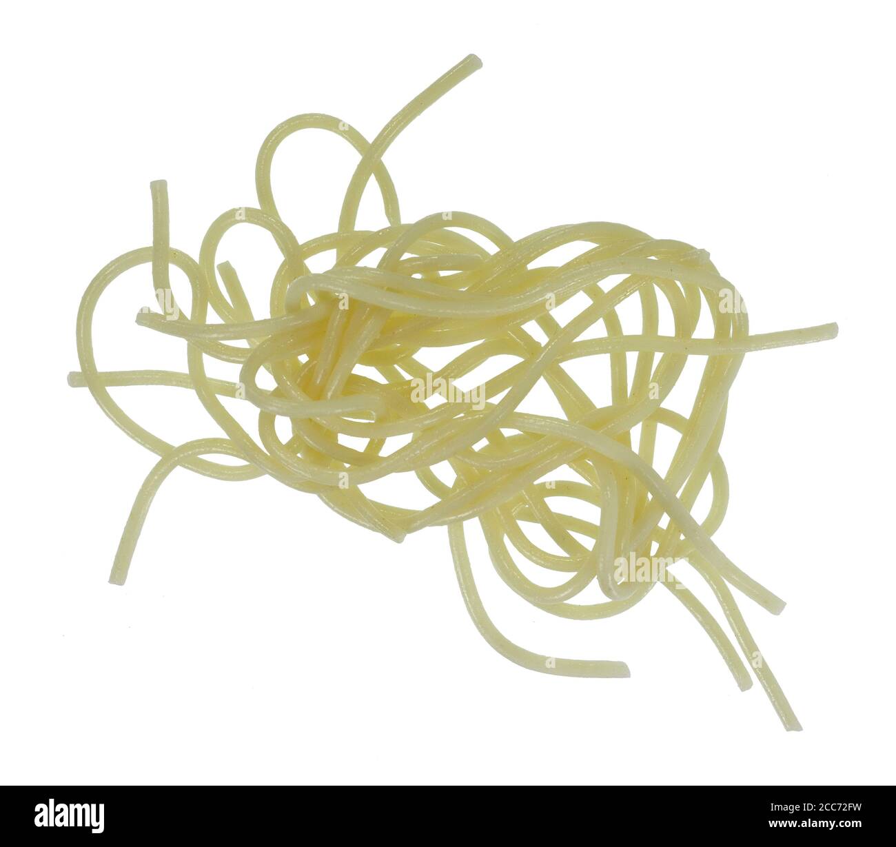 Boiled spaghetti on white background. Spaghetti - Plain Italian ...