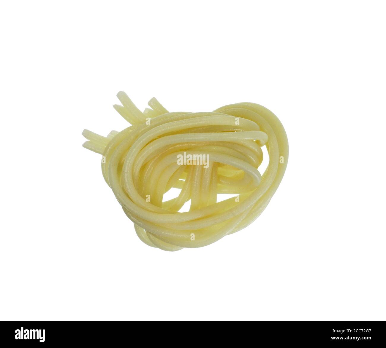 Boiled spaghetti on white background. Spaghetti - Plain Italian ...