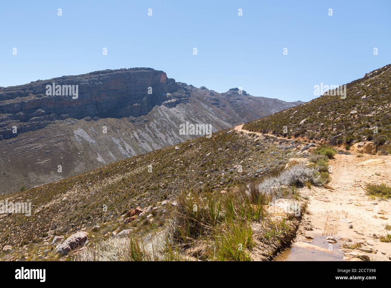 Panorama along the 4x4 Trail of Matroosberg, east of Ceres, Western ...