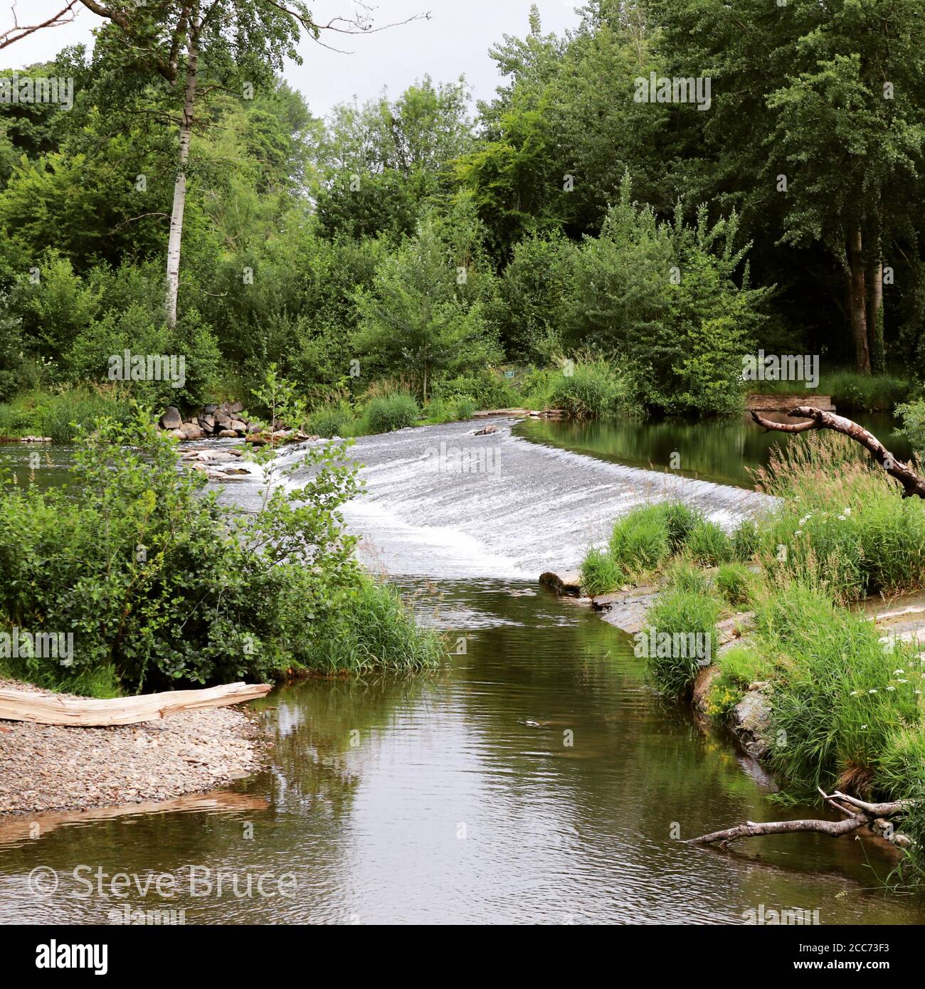 The River Ludlow Stock Photo - Alamy