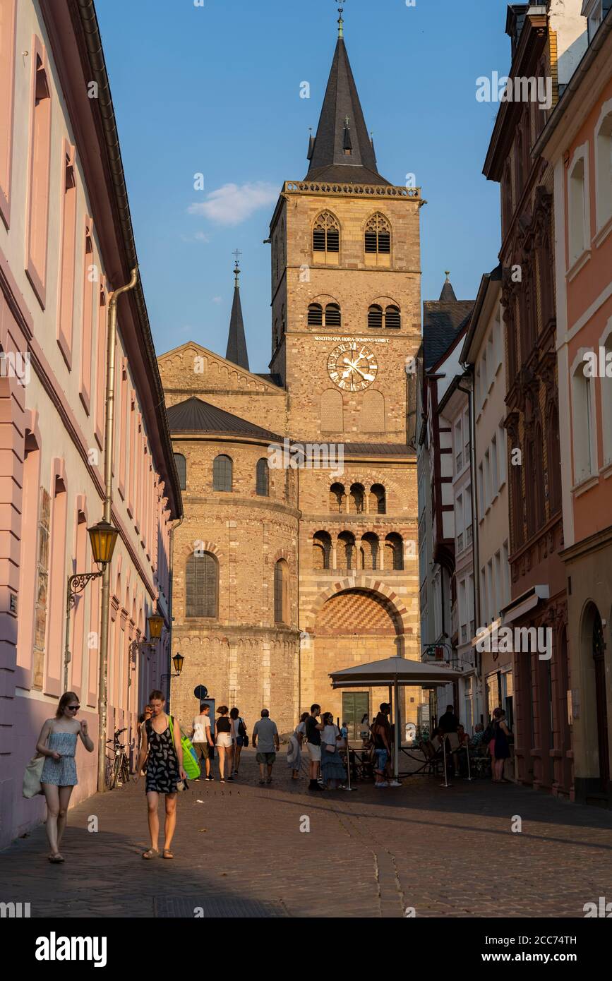 Trier Cathedral St. Peter, the oldest church in Germany, in Trier ...