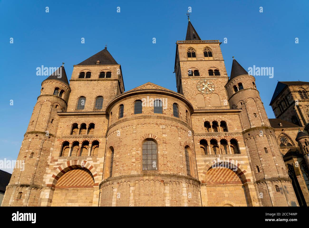 Trier Cathedral St. Peter, the oldest church in Germany, in Trier ...