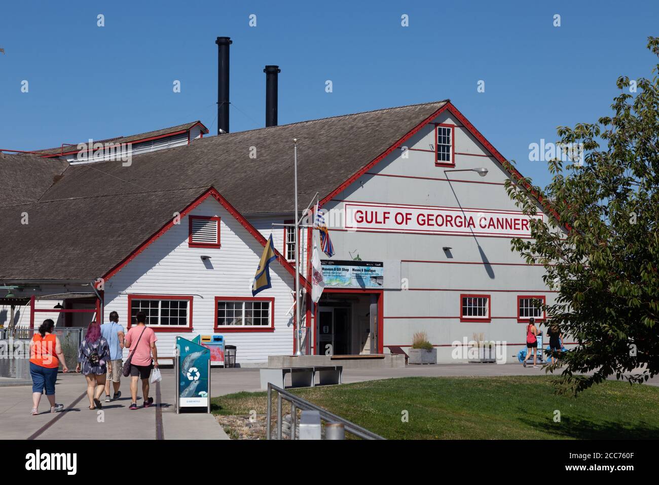 Gulf of Georgia Cannery building in Steveston British Columbia Canada ...