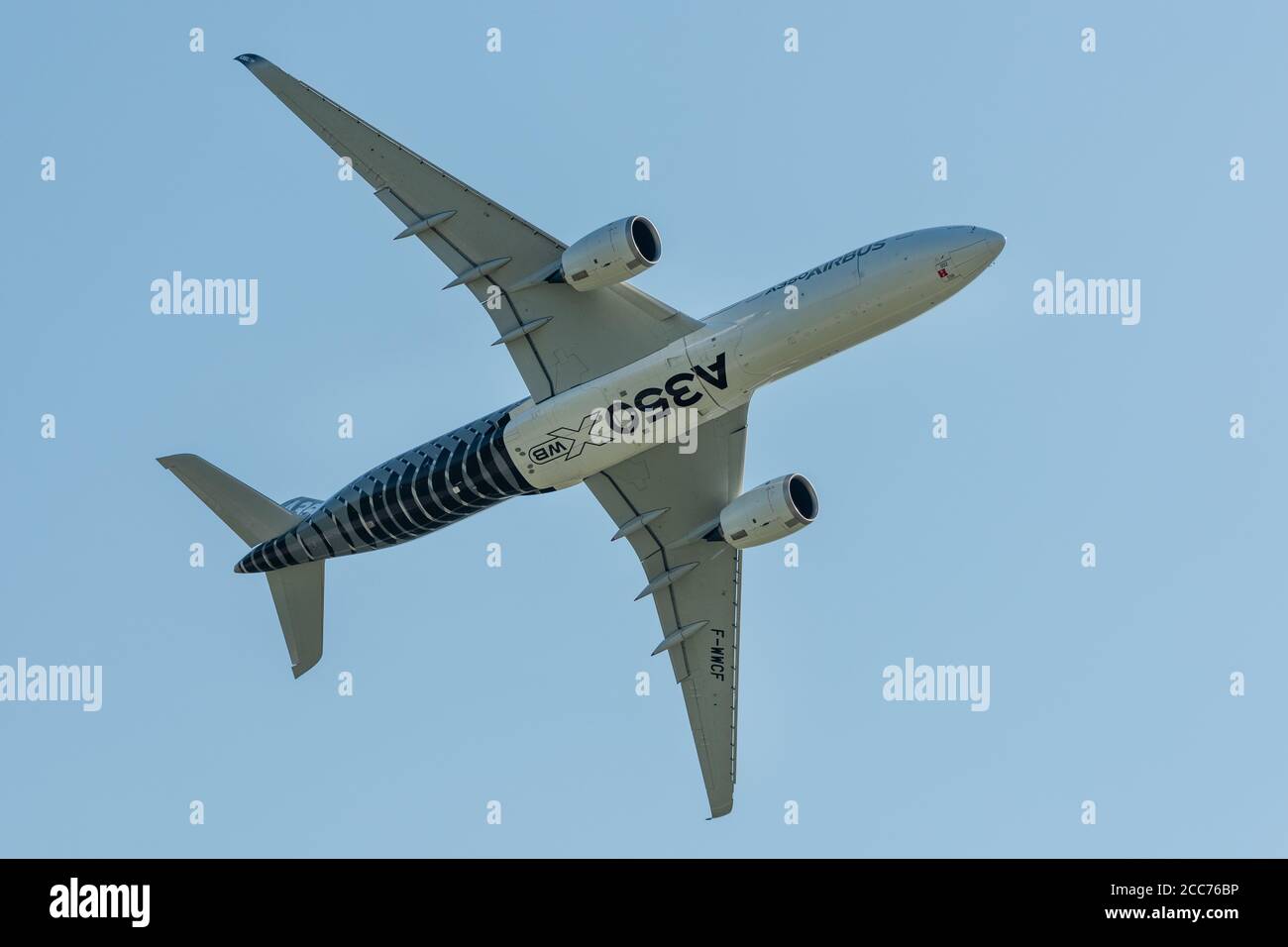 August 30, 2019. Zhukovsky, Russia. long-range wide-body twin-engine ...