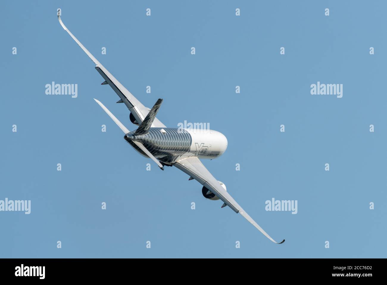August 30, 2019. Zhukovsky, Russia. long-range wide-body twin-engine ...