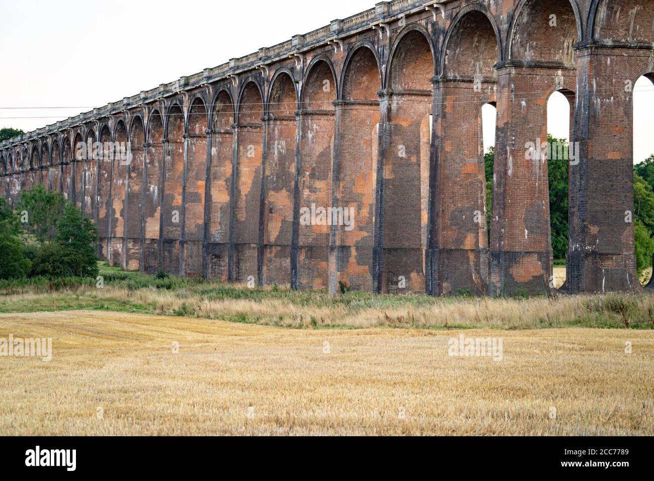 The Ouse Valley Viaduct (Balcombe Viaduct) carrying the London to ...