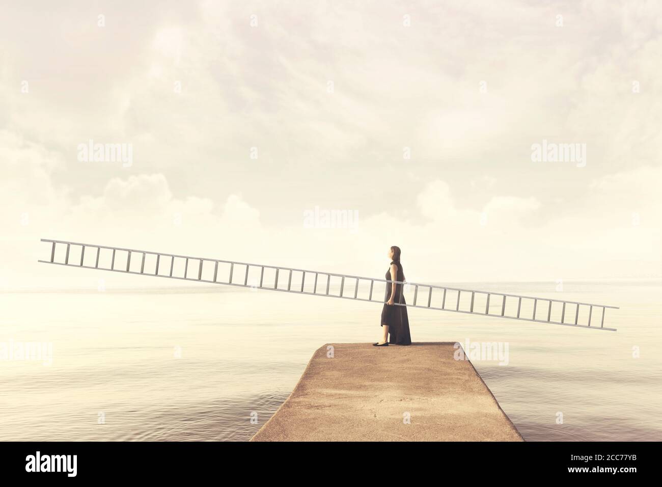 Scale illusion hi-res stock photography and images - Alamy