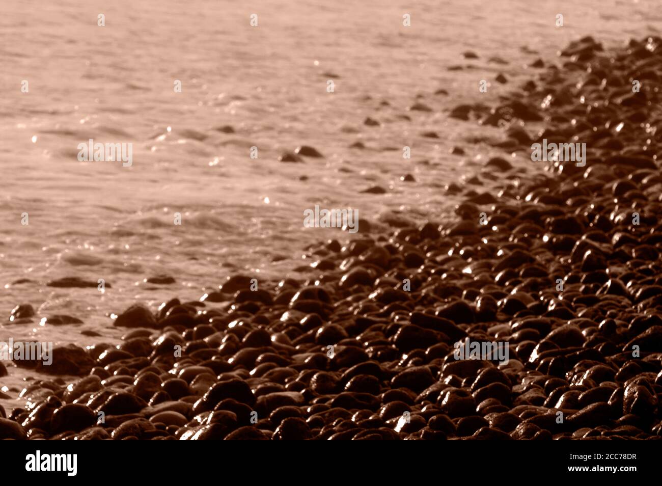 Wet look stones hi-res stock photography and images - Alamy