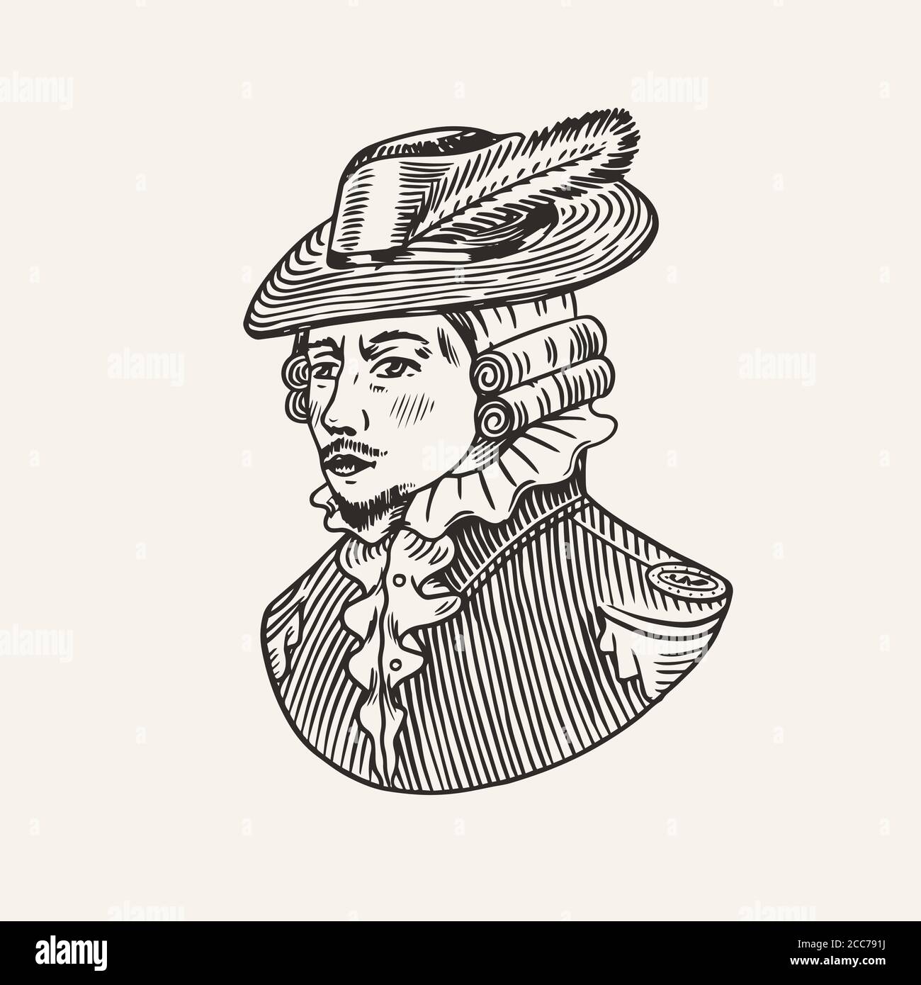 Victorian man illustration hi-res stock photography and images - Alamy