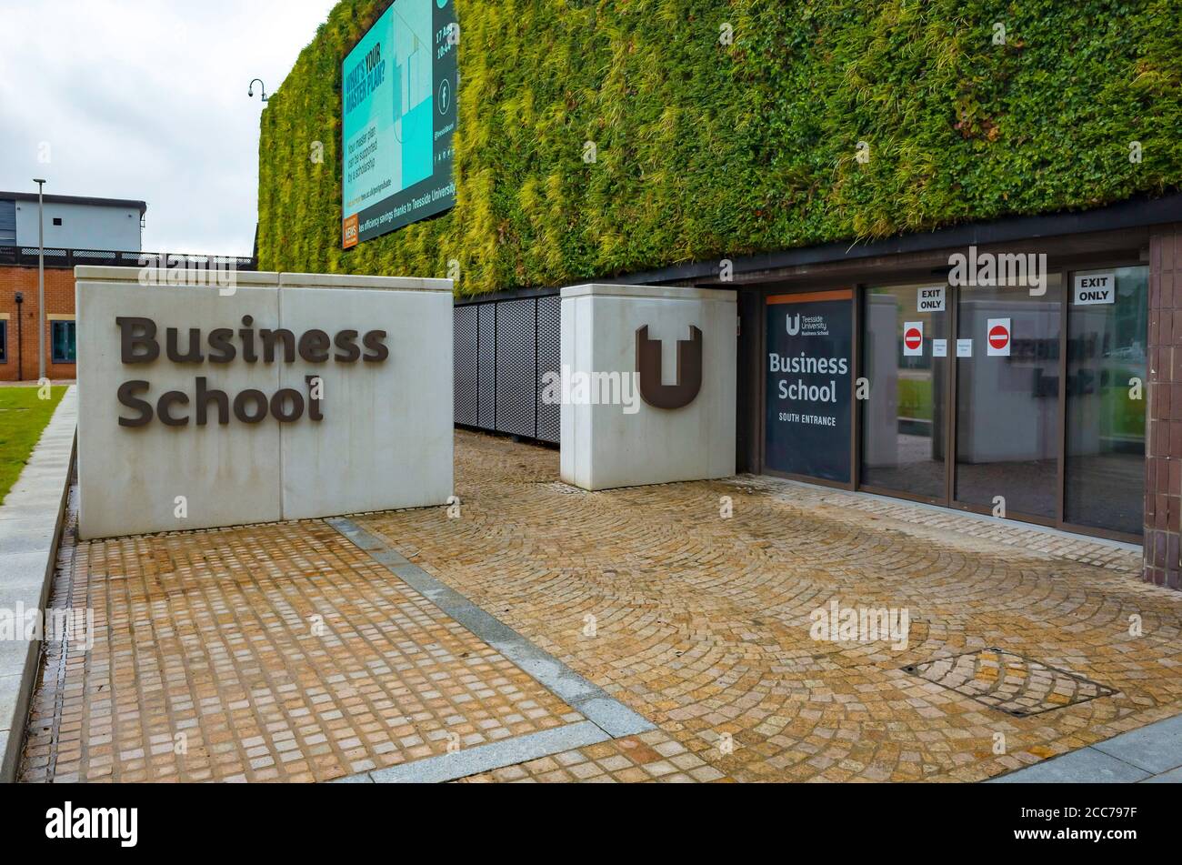 Teesside University Middlesbrough Business School South Entrance in ...