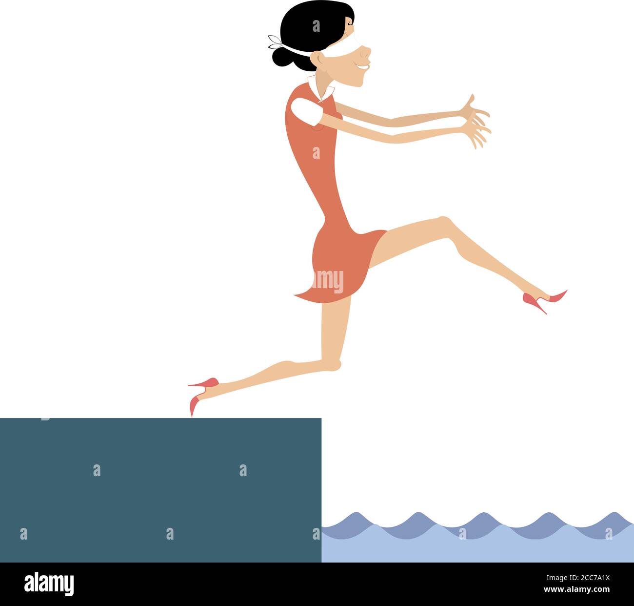 Woman underneath Stock Vector Images - Alamy