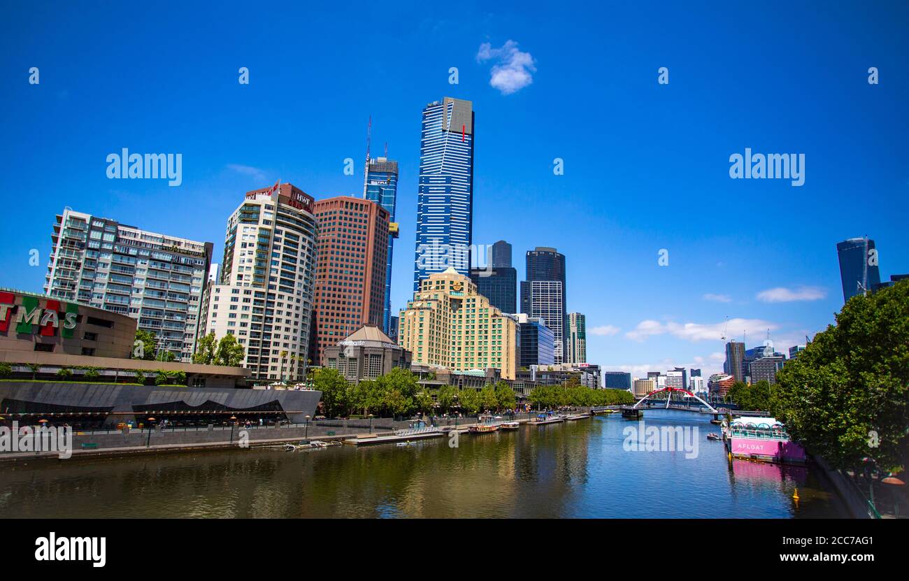 View of the high rise development of the Southbank area, formely ...