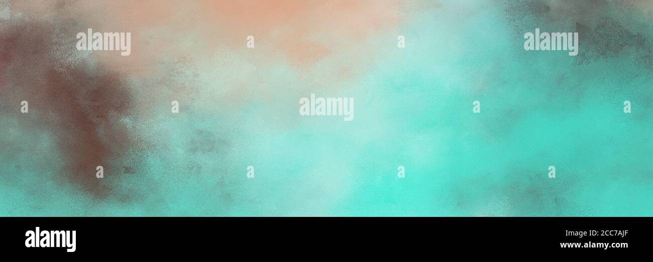 decorative abstract painting background texture with medium aqua marine ...