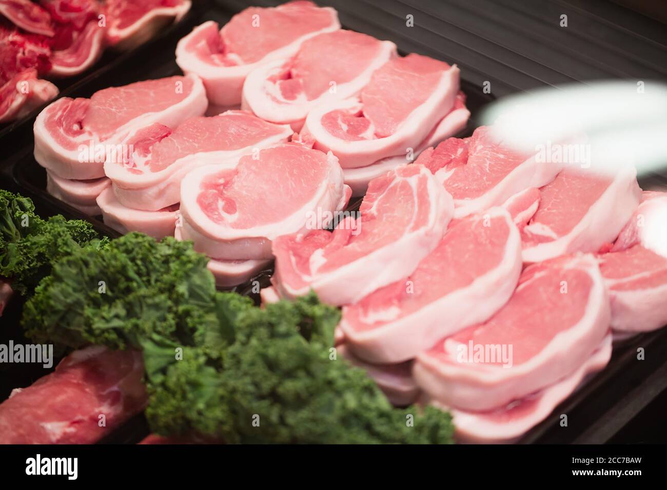 Meat on shelves hi-res stock photography and images - Alamy